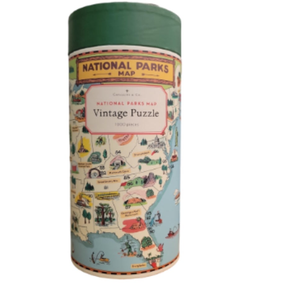 National Parks Map Puzzle | The Hidden Trove